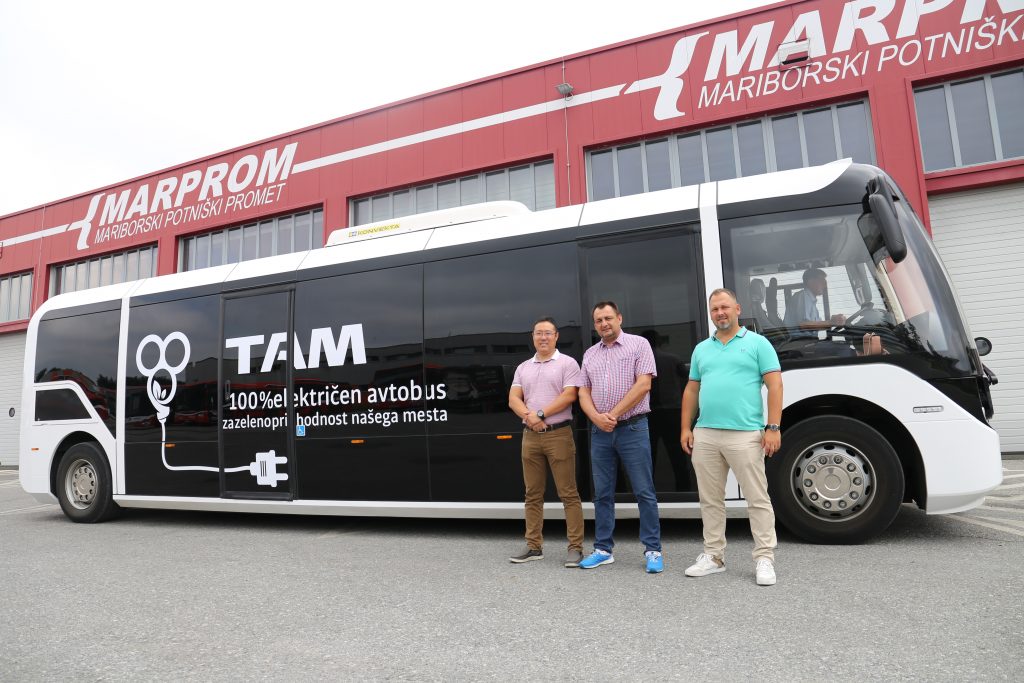 VERO, TAM's 100% electric bus transporting passengers in Maribor | Tam ...